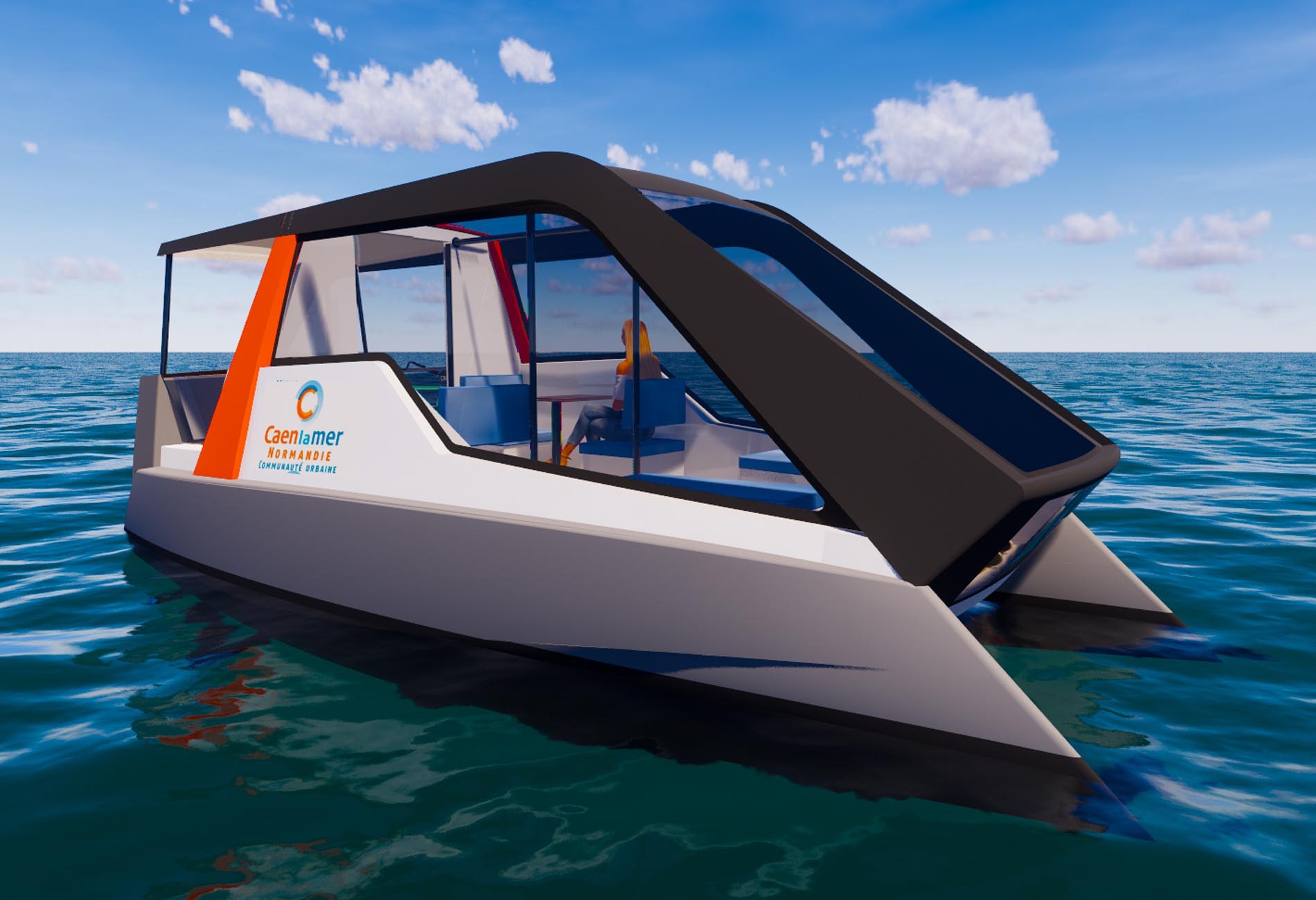 Vedette autonome NEAC - Vincent Lebailly Yacht Design